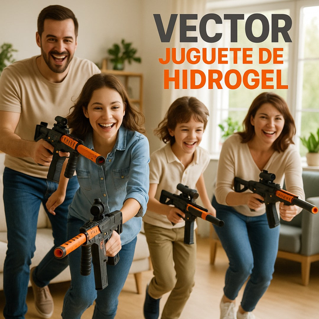 Vector Hidrogel Subfusil Eléctrico Realista para Diversión Segura ...